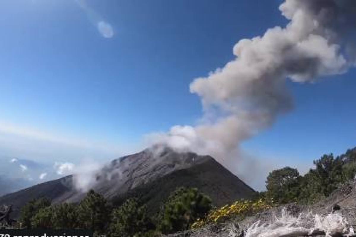 Volcán de Fuego: Así fue captada esta explosión en tiempo real
