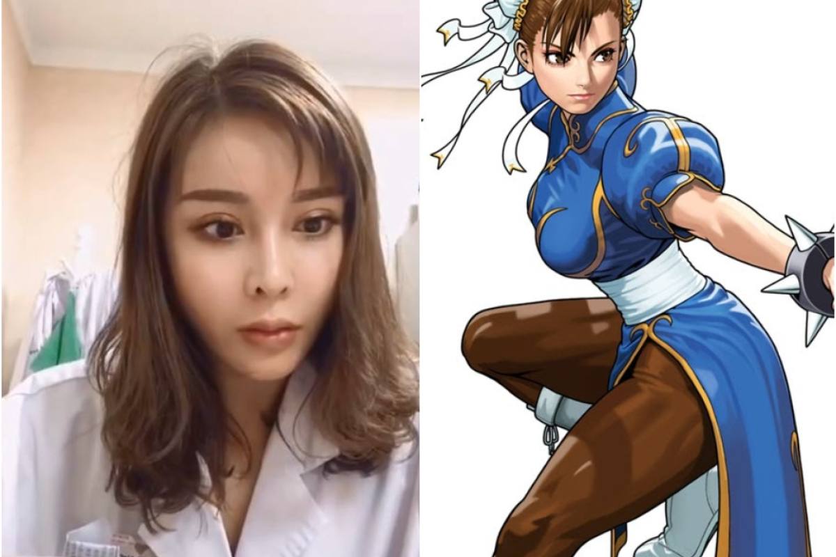 Doctora enciende las redes con su figura y la comparan con Chun-Li