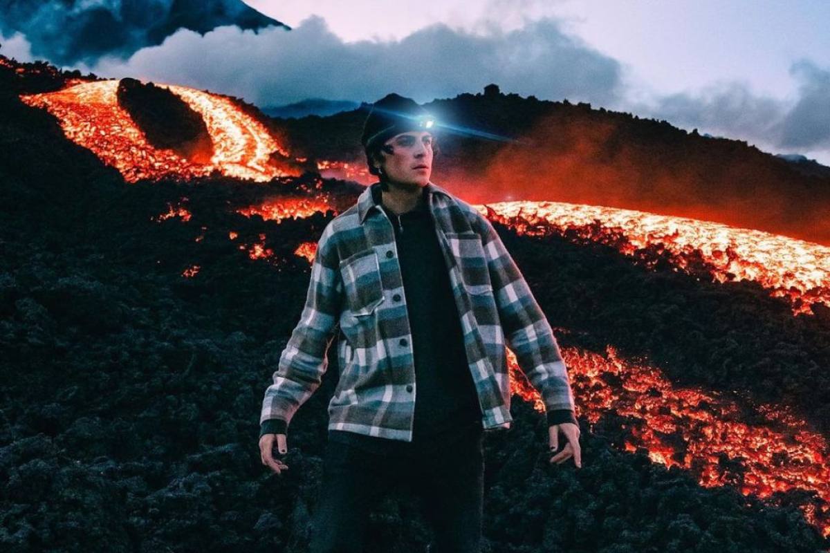 Kyle Houck, artista estadounidense, logra increíbles tomas en el Volcán ...