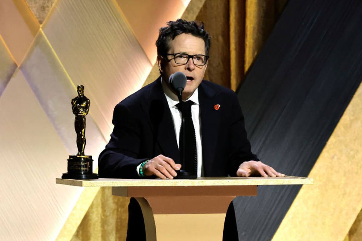 Actor Michael J. Fox recibe Oscar honorífico