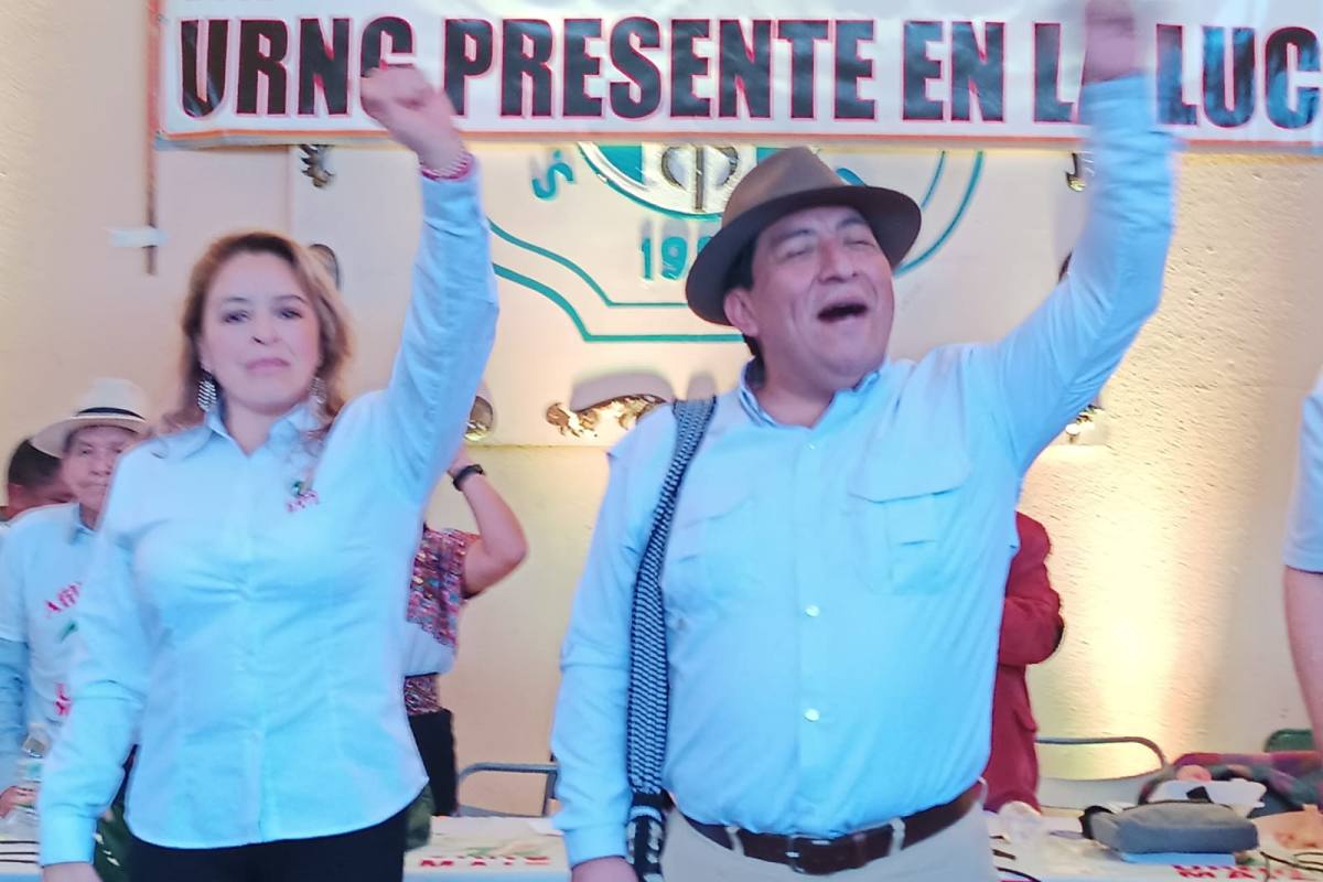 Proclaman binomio presidencial por la coalición URNG-Maíz Winaq