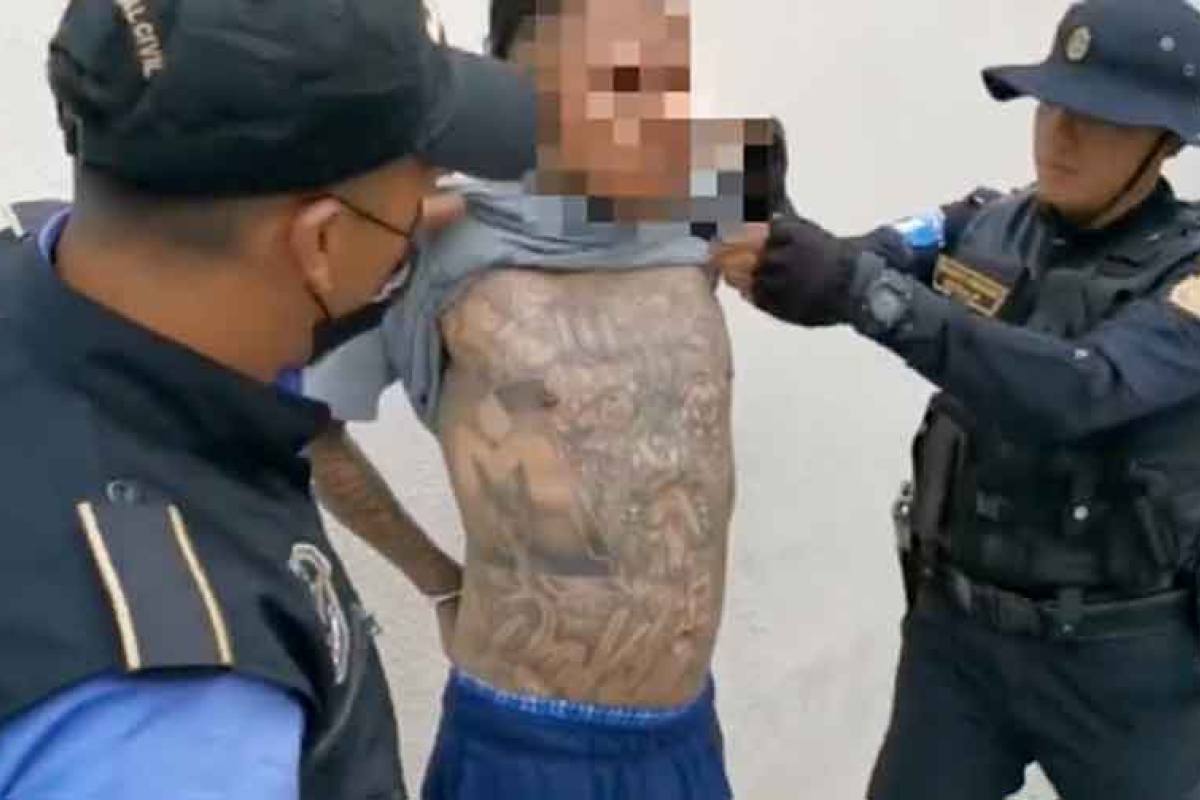 Recapturan a integrante de la Mara Salvatrucha, alias "el Blaki"