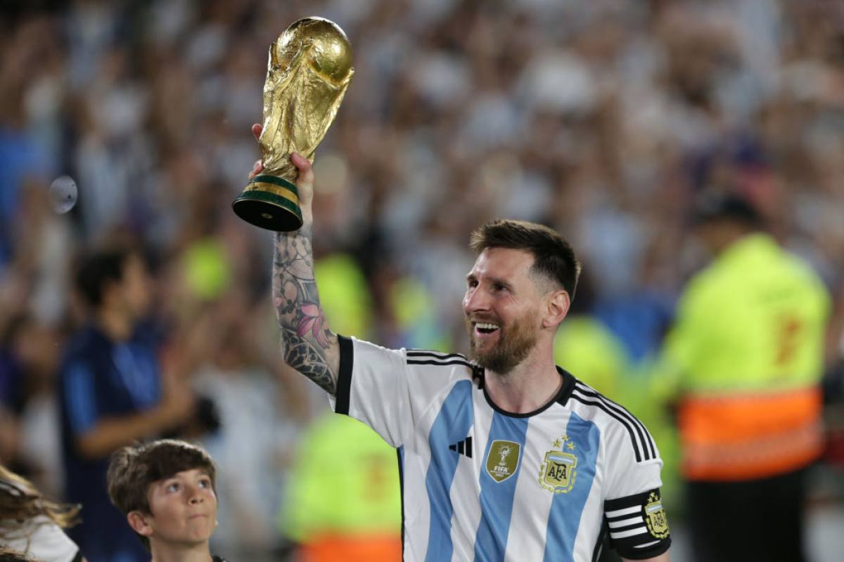 Así fue el discurso de Messi como campeón del Mundo en el Monumental