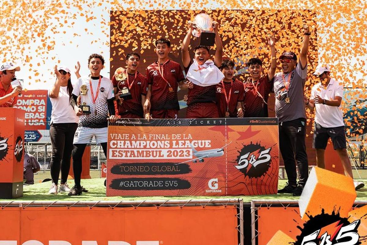 Campeones del Gatorade 5V5 representan a Guatemala en Turquía