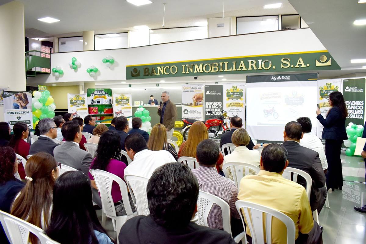 Banco Inmobiliario realiza sorteo de "La Fortuna del Ahorro"