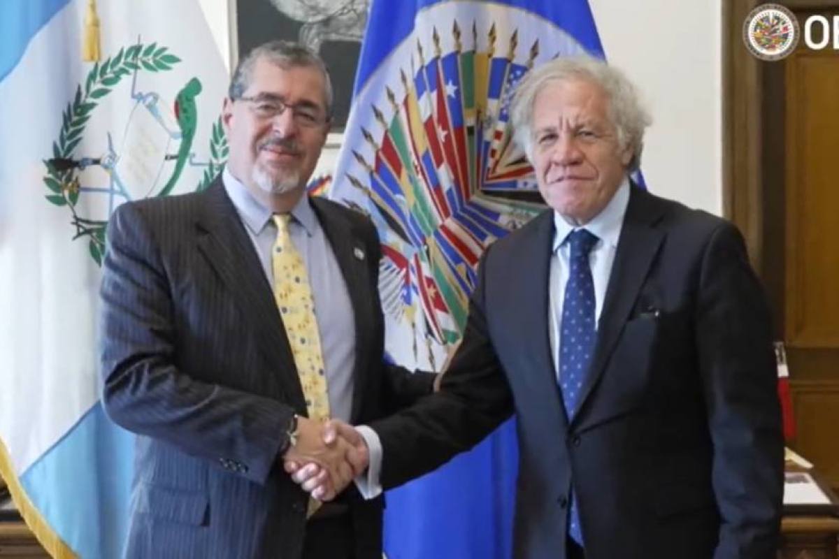 OEA saluda al presidente electo Bernardo Arévalo por fomentar el diálogo