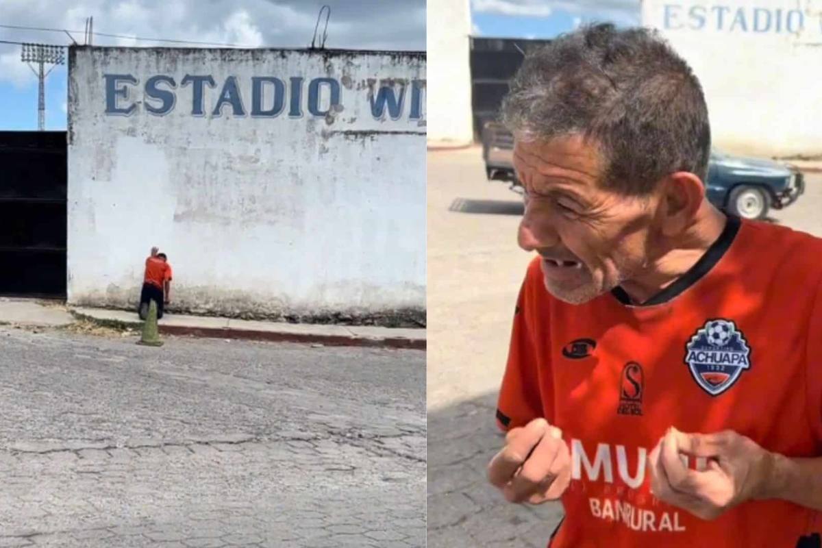 Tony, el aficionado más fiel del Deportivo Achuapa