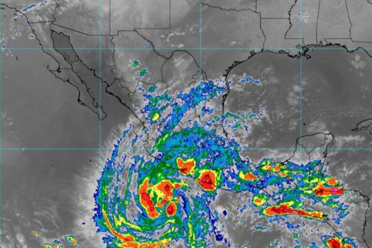 Se forma la tormenta tropical Kristy en México, octubre 2024