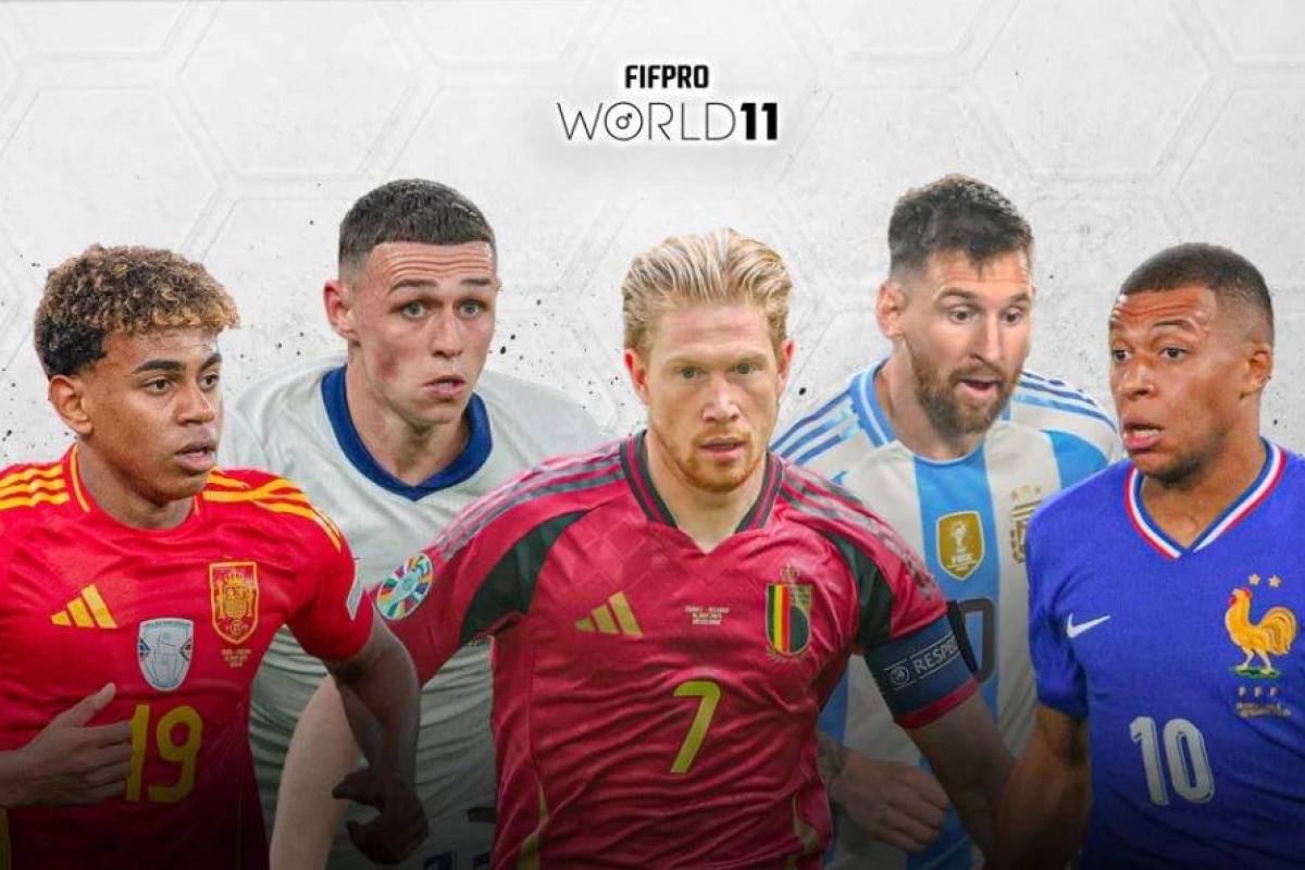 Revelan a los 26 finalistas al once FIFPRO 2024 diciembre 2024