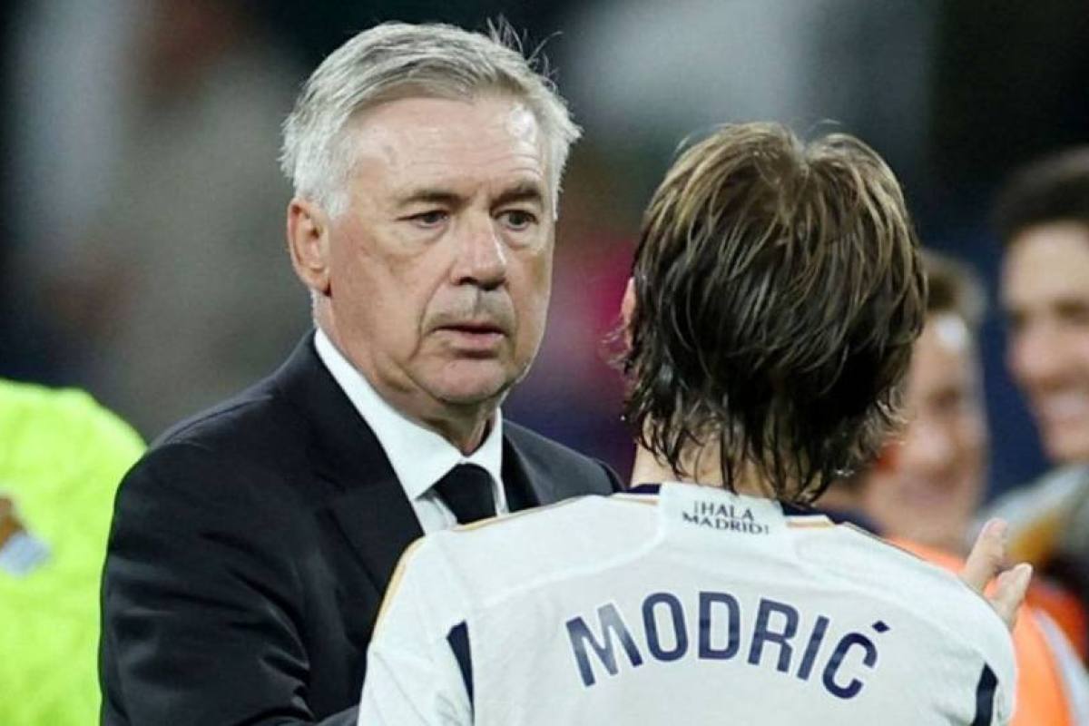 Carlo Ancelotti se despedirá con la leyenda Luka Modric
