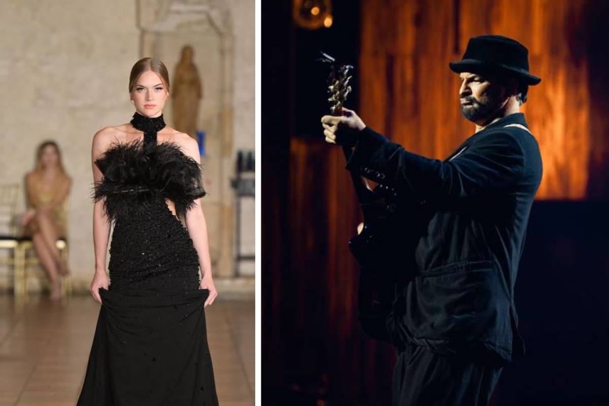 Bailarina deslumbra en concierto de Ricardo Arjona